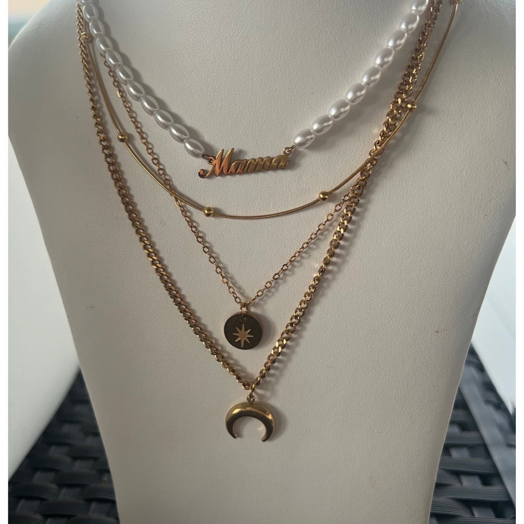 The Triad Layered Effect Necklace – Vixen The Definitive Collection